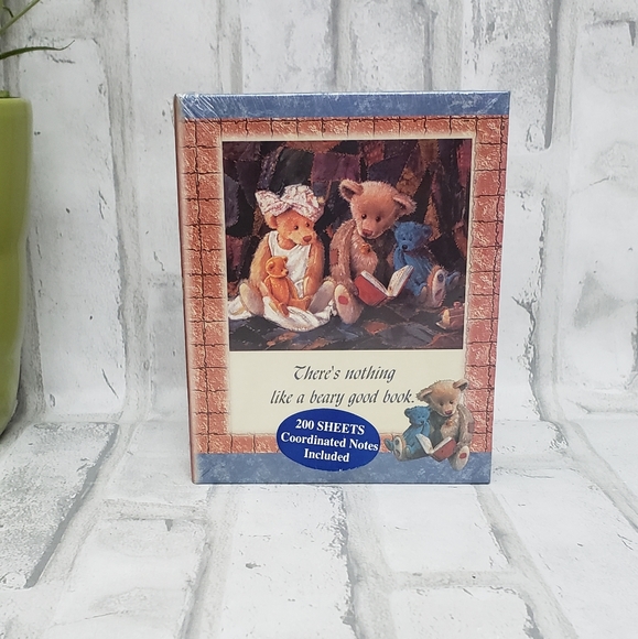Office | Beary Good Reading Bears Boxes Notes 20 Sheets | Poshmark
